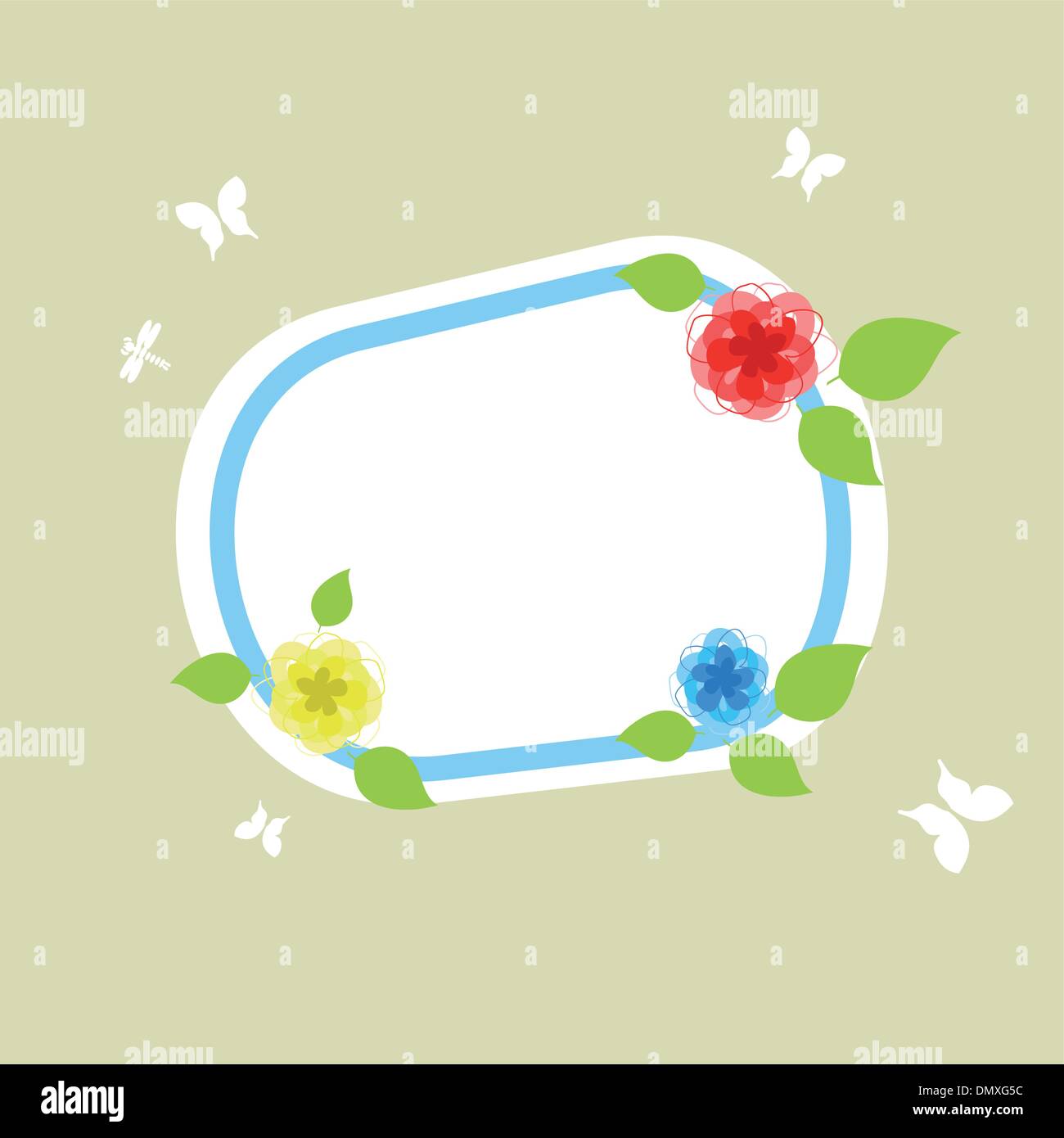 Beautiful natural frame Stock Vector Images - Alamy