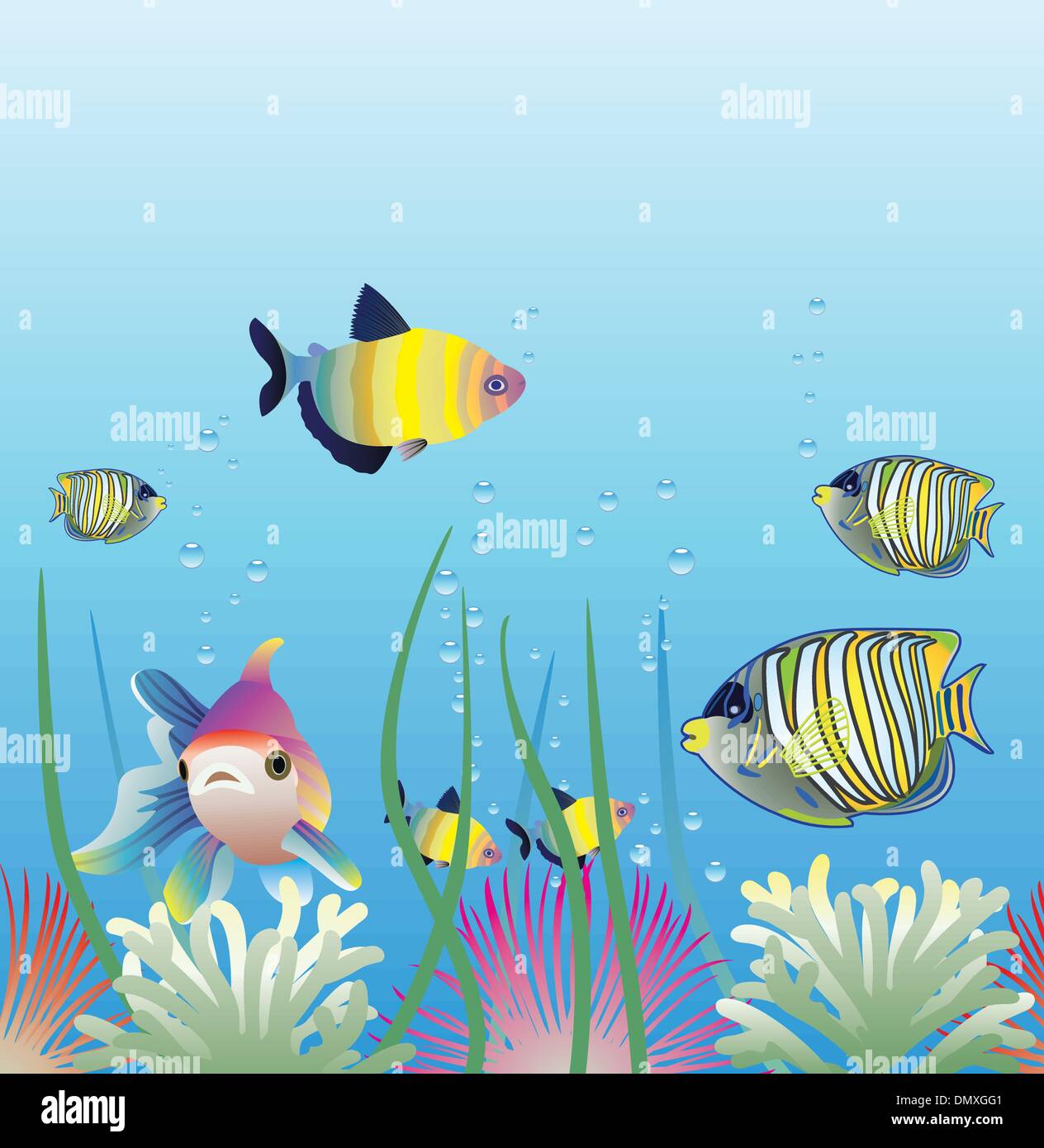 Ornamental fish vector vectors hi-res stock photography and images - Alamy
