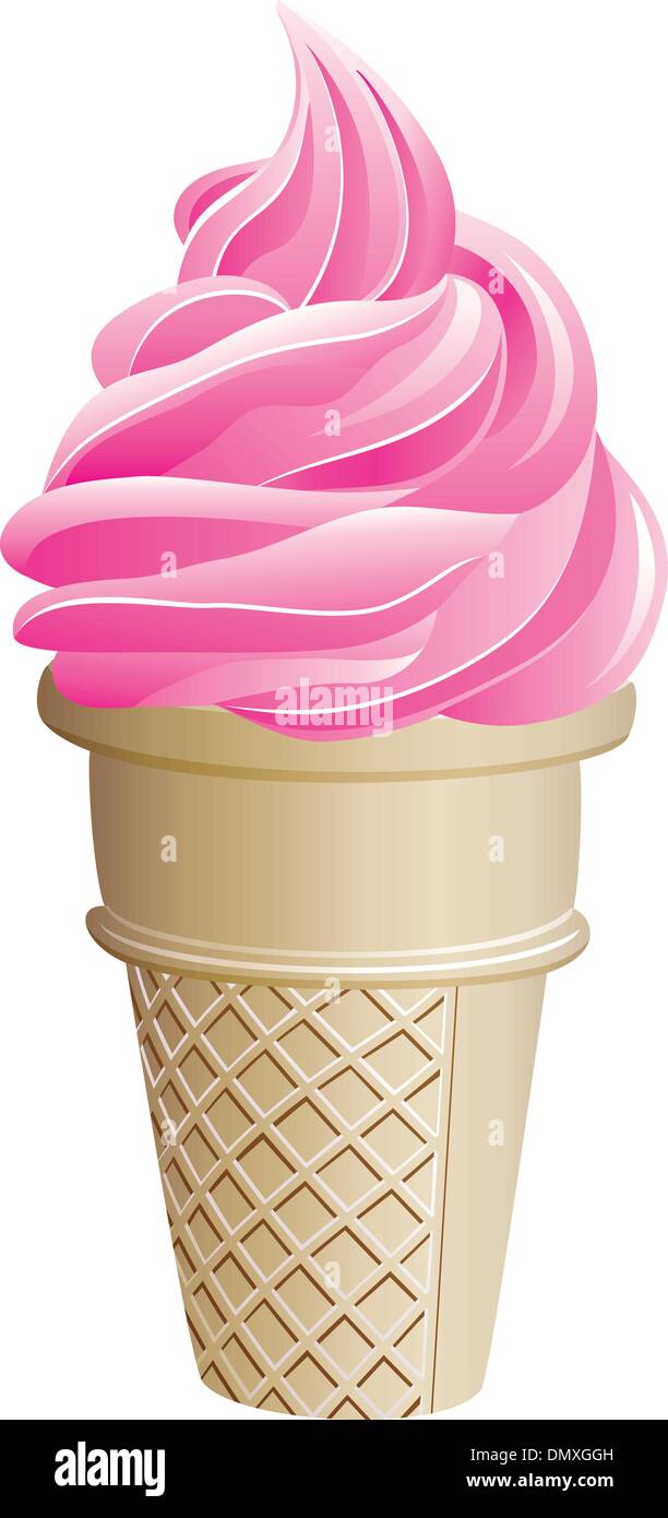 vector icecream cone Stock Vector Image & Art - Alamy