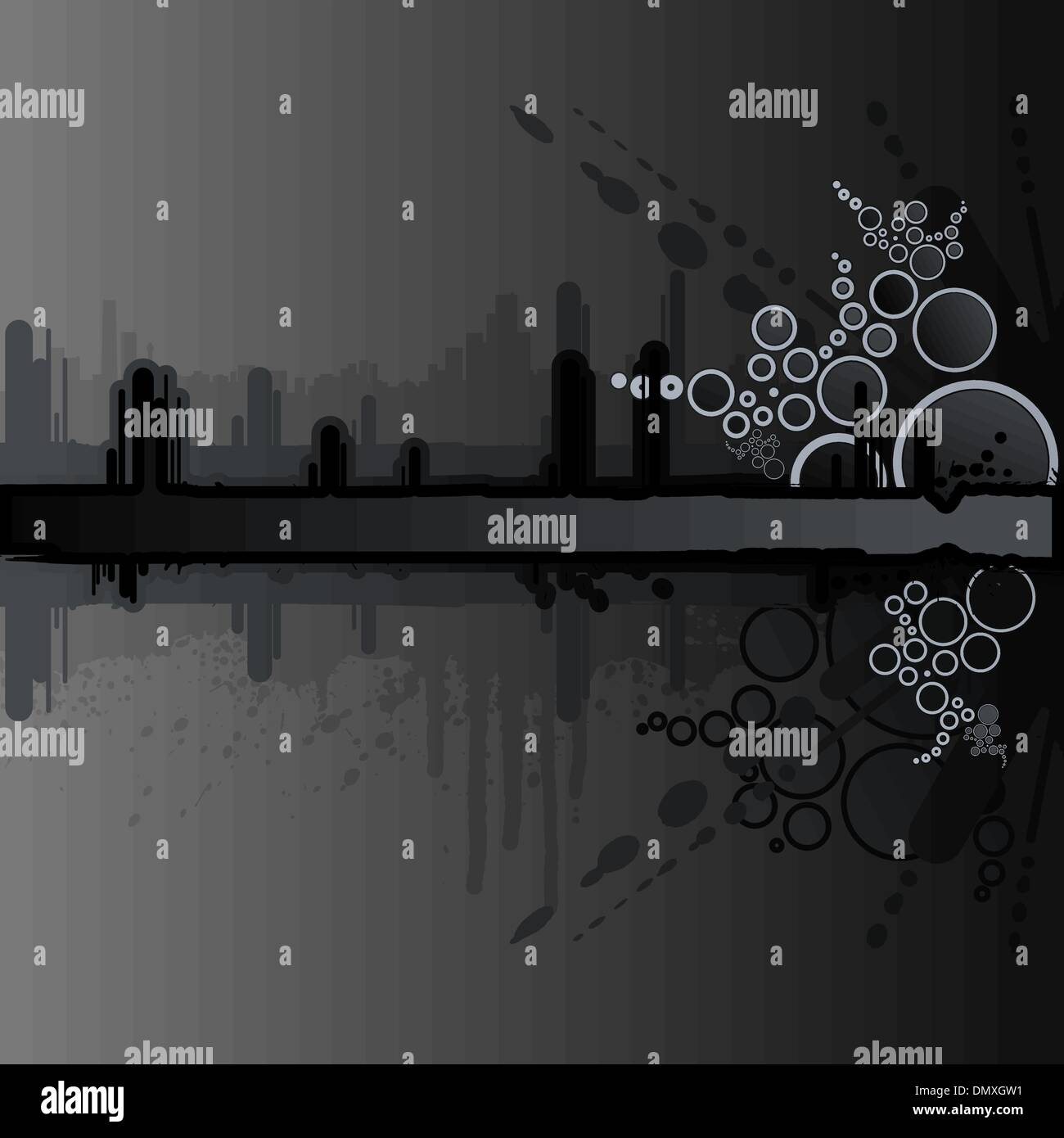 Dark splatter retro urban banner Stock Vector Image & Art - Alamy