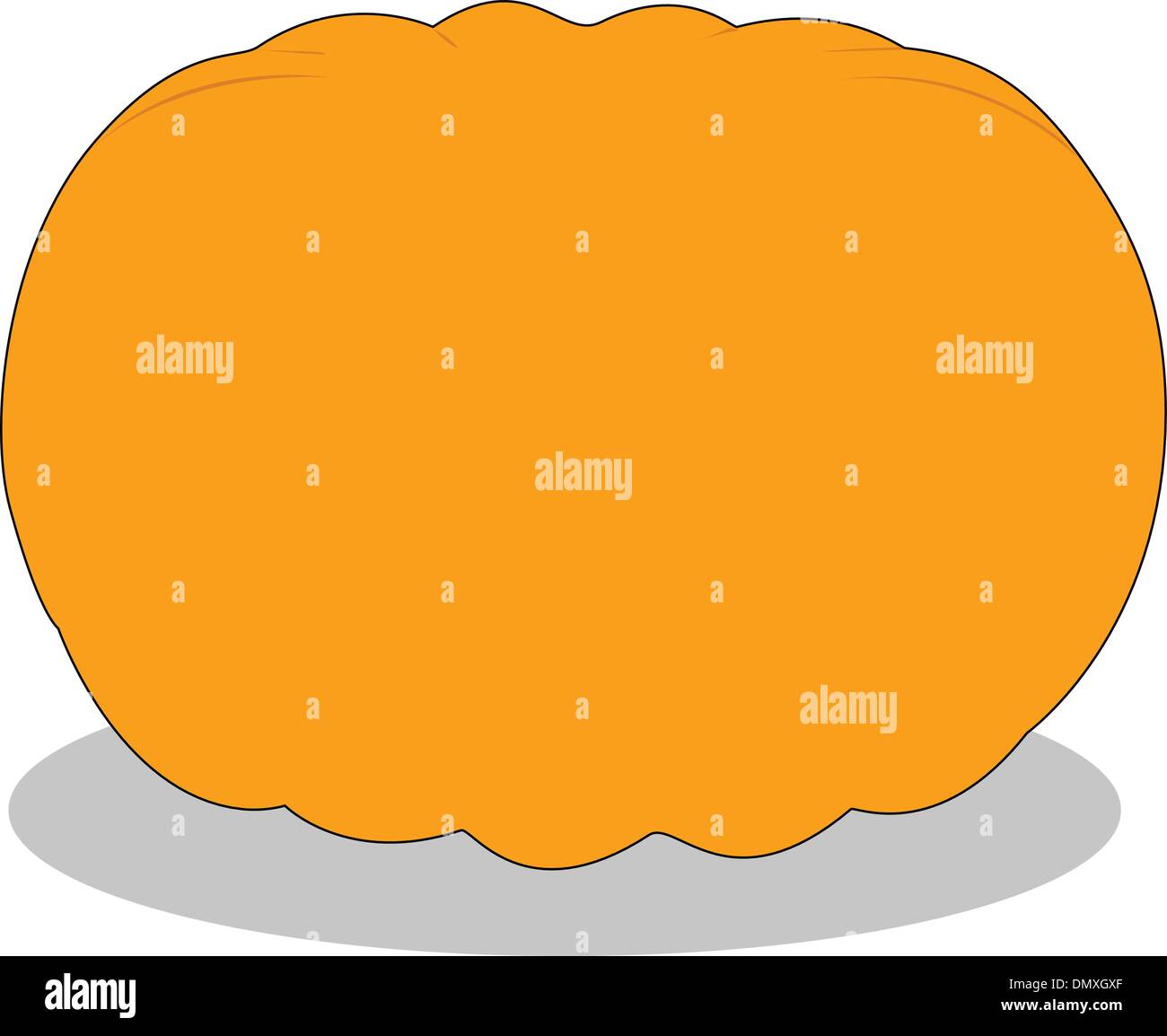 Scary orange pumpkin light Stock Vector Images - Alamy