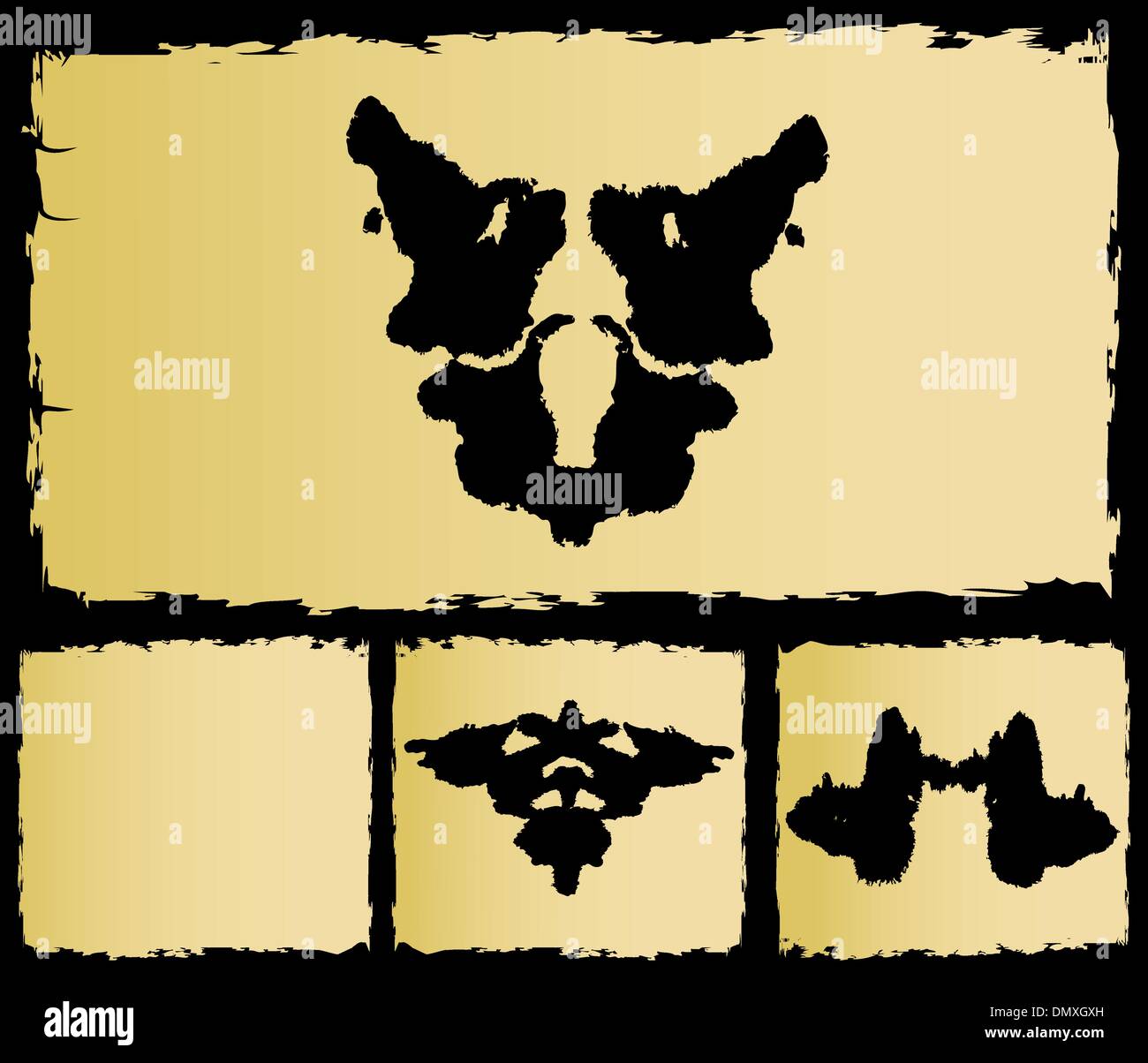 The rorschach inkblot test Stock Vector Images - Alamy