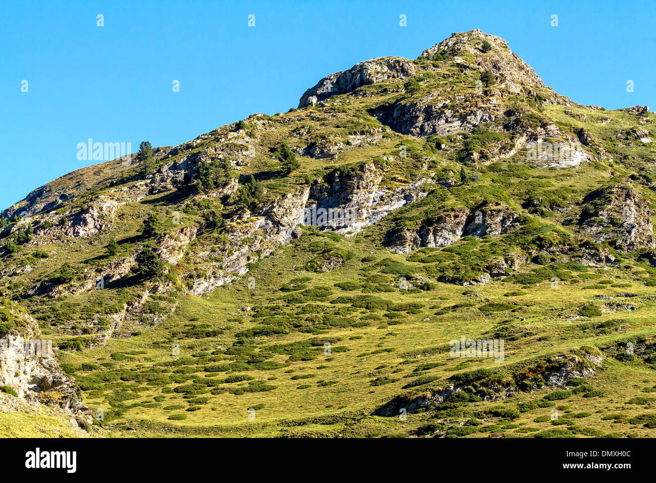 Beautiful mountain peaks in Spain (Pyreness Stock Photo - Alamy
