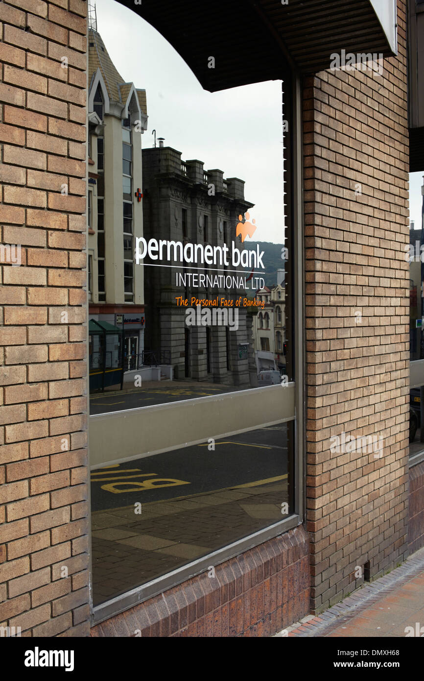 Permanent International Bank, Isle of Man Stock Photo - Alamy