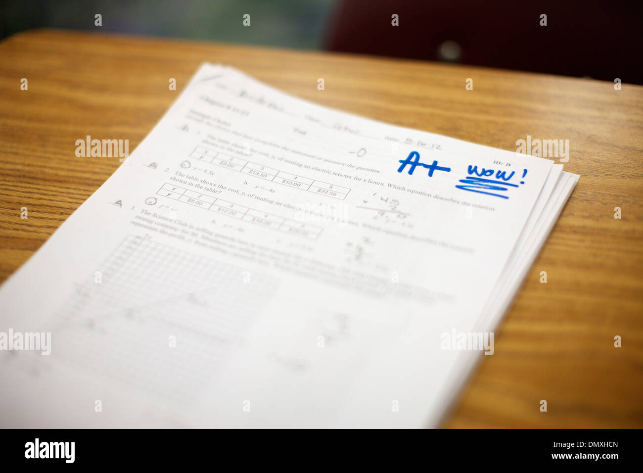Test paper grade hi-res stock photography and images - Alamy
