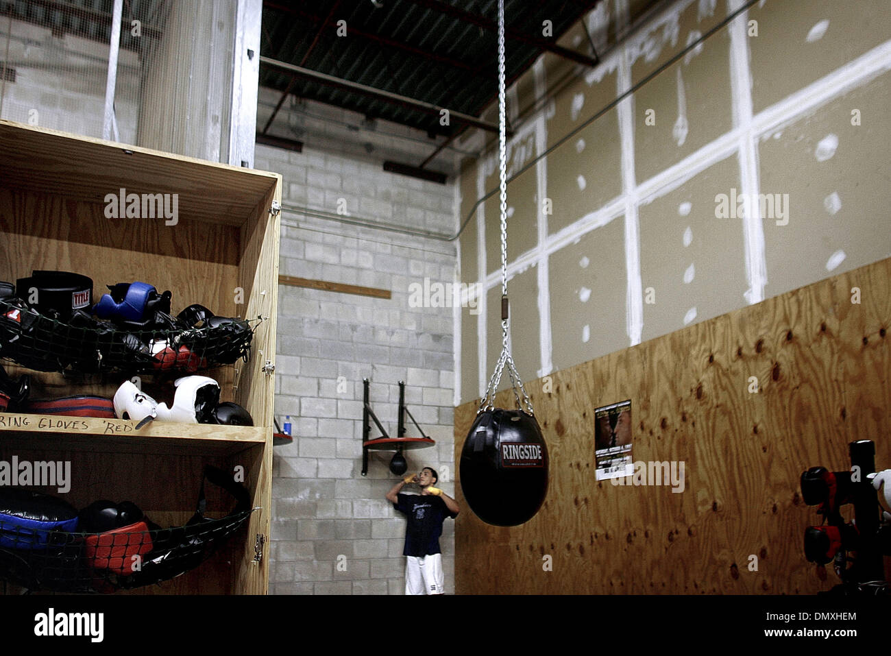 Feb 17, 2006; Palm Beach, FL, USA; JONATHAN CEPEDA works out at his ...