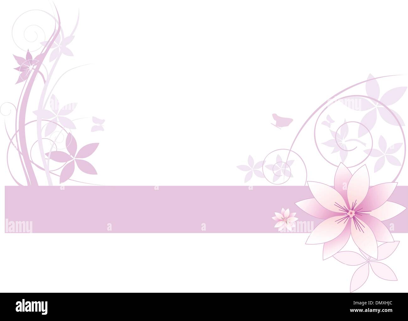Abstract flowers background with place for your text. Flowers of ...