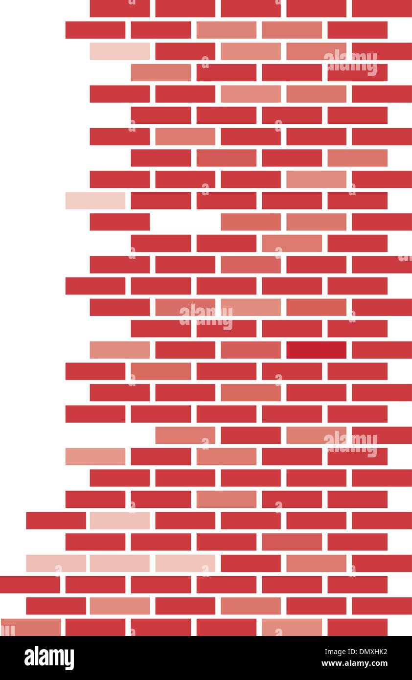 Brick wall Stock Vector Images - Alamy