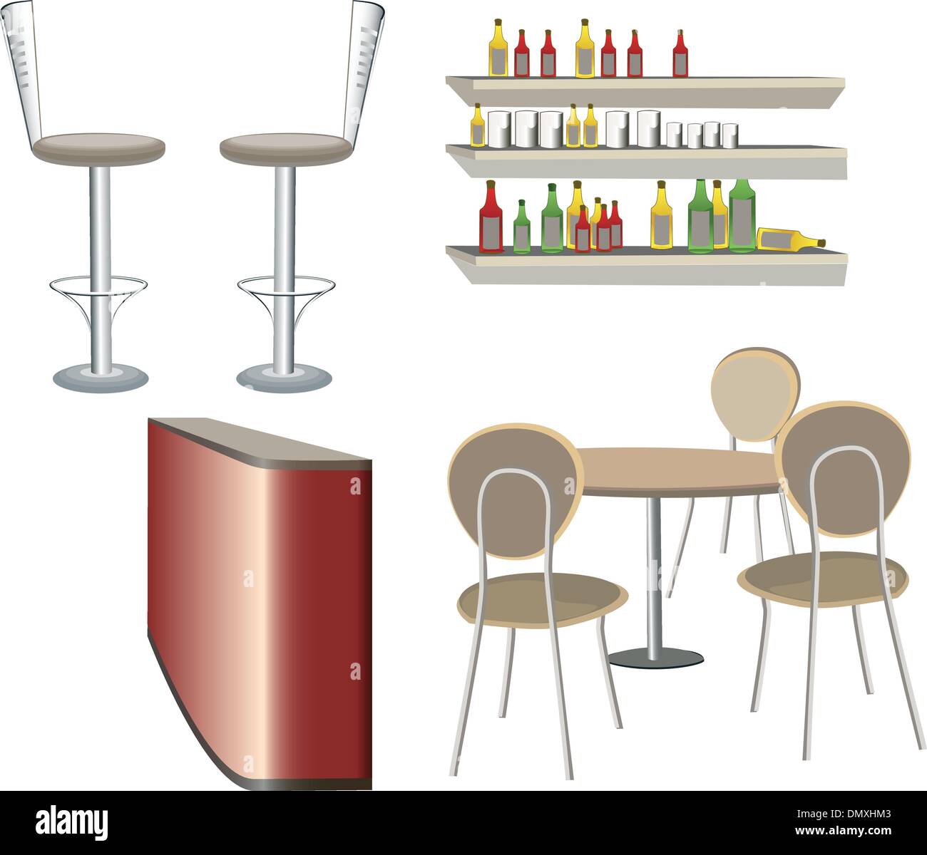 Cafe vectors hi-res stock photography and images - Alamy