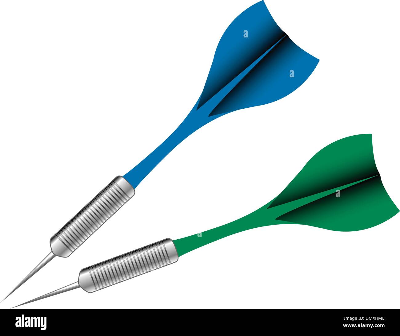 Blue darts Stock Vector Images - Alamy