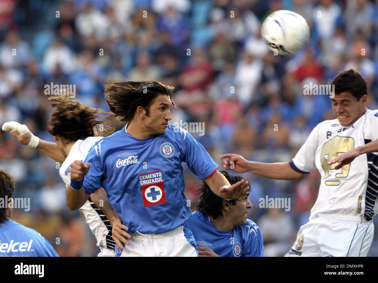 Feb 18, 2006; Mexico City, DF, MEXICO; Cruz Azul forward Francisco ...