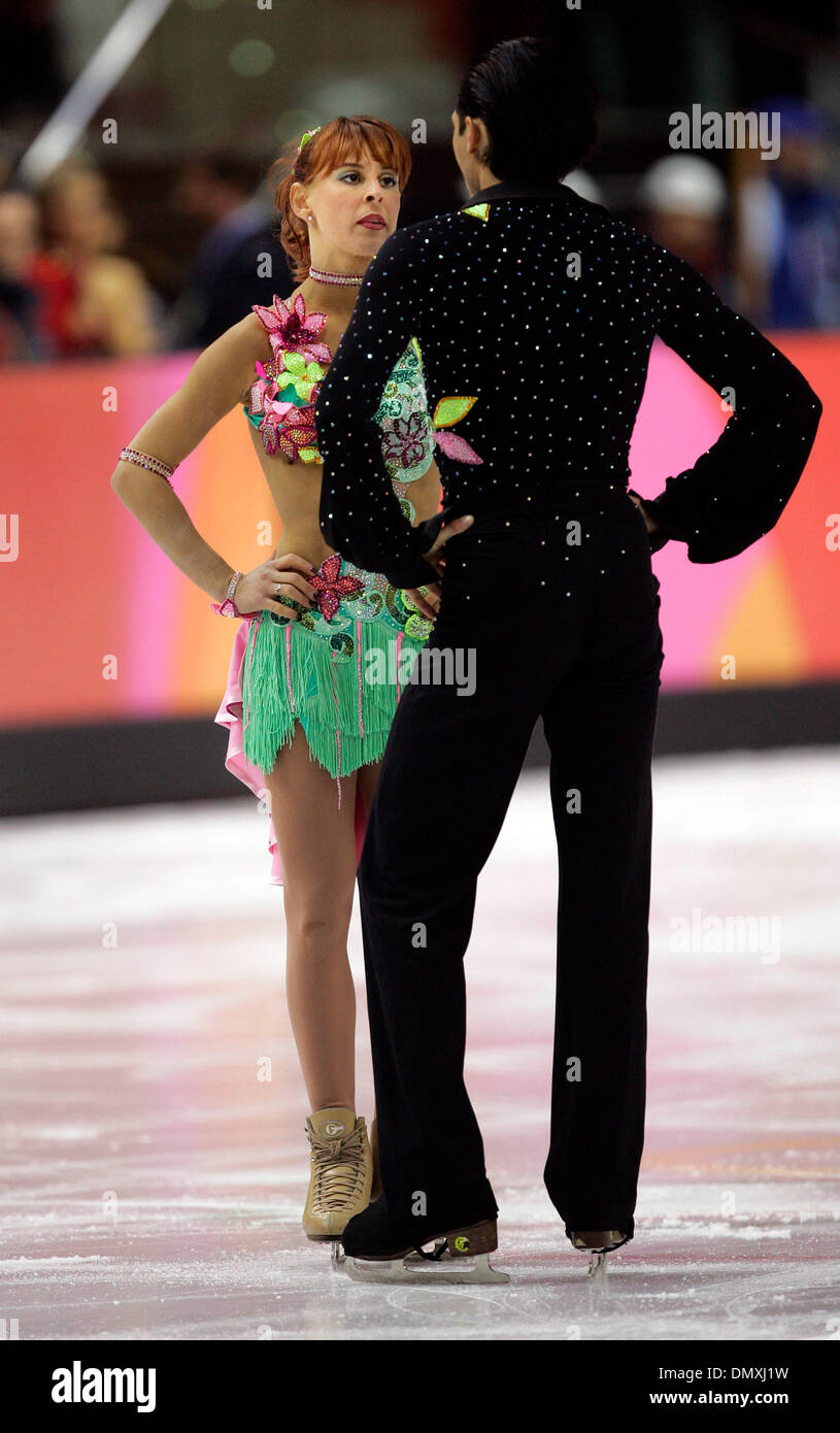 Feb 19, 2006; Turin, ITALY; BARBARA FUSAR POLI and MAURIZIO MARGAGLIO ...