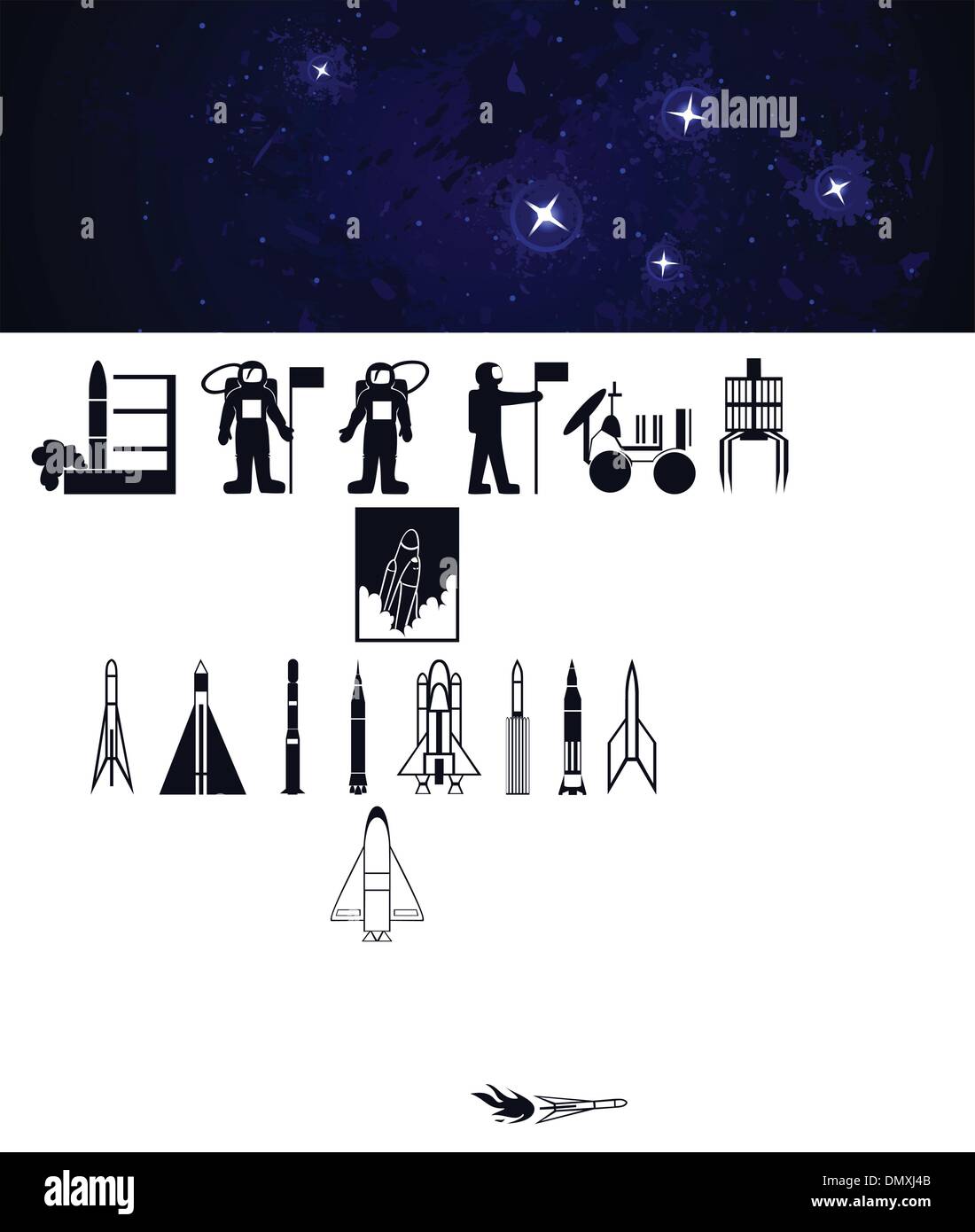 Mars land Stock Vector Images - Alamy