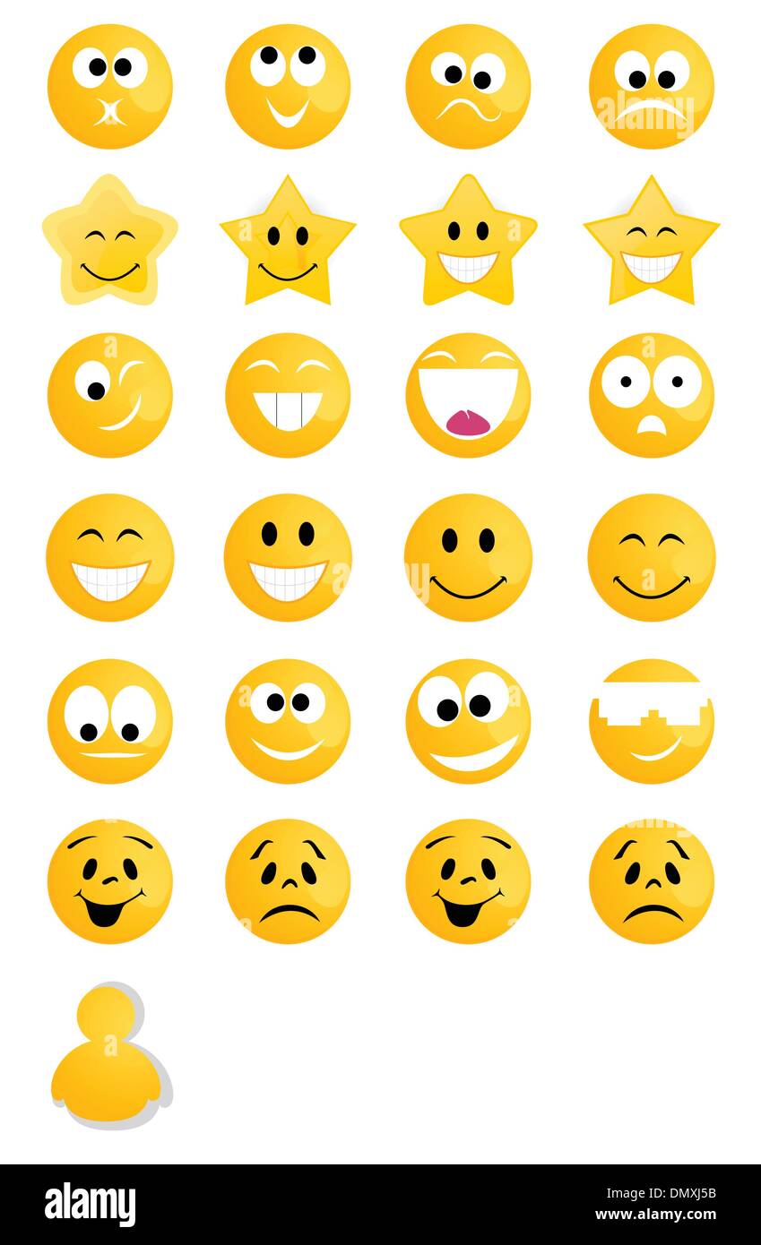 Collection of smiles3 Stock Vector Image & Art - Alamy