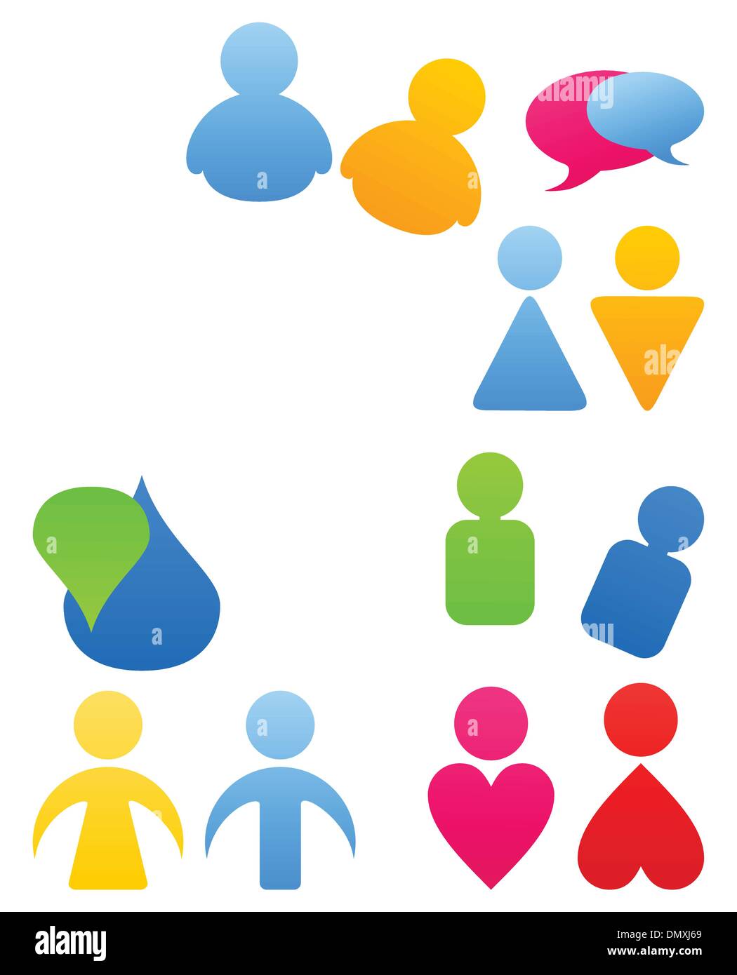 Brown user icon Stock Vector Images - Alamy