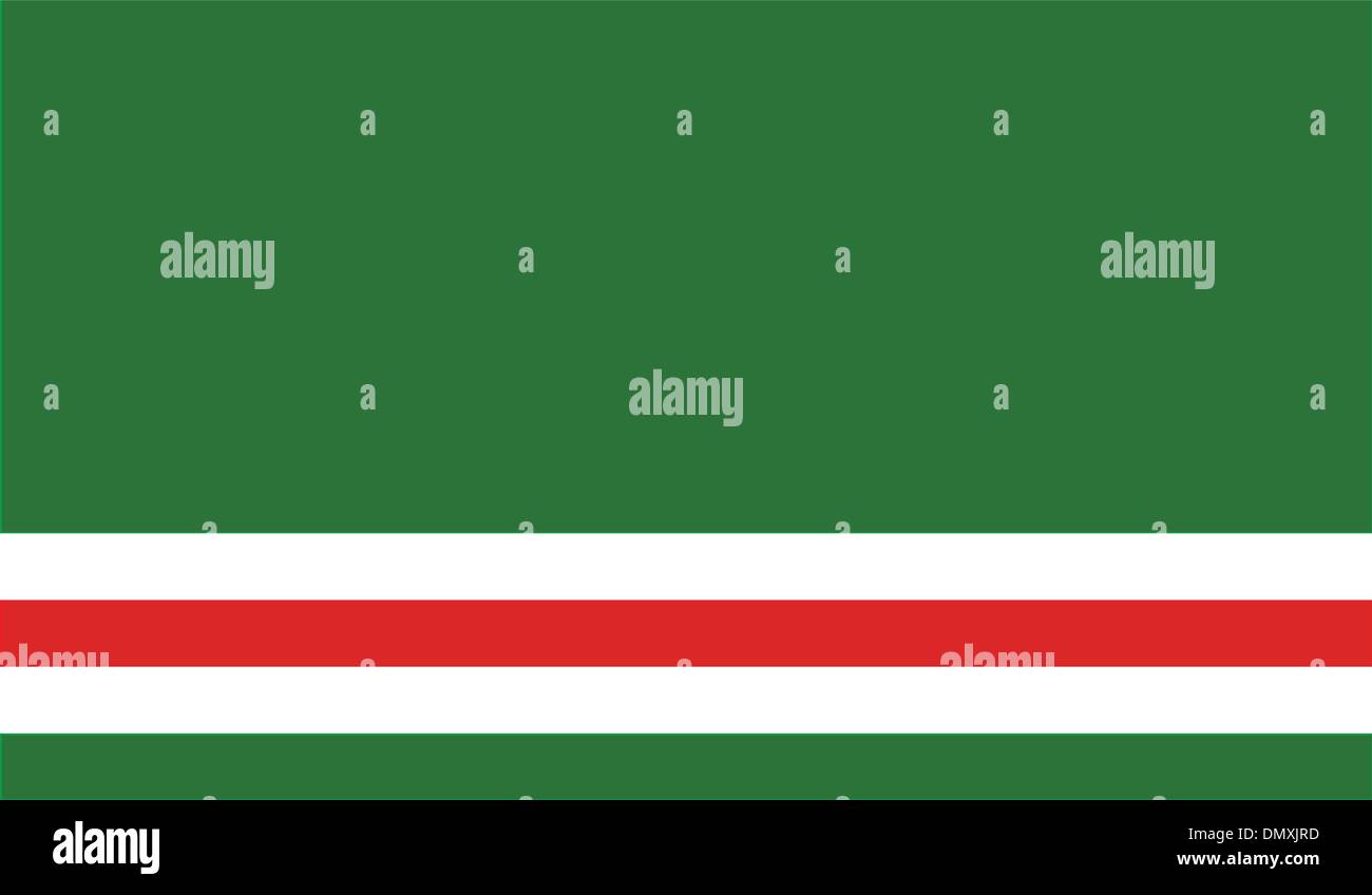 Chechen Republic of Ichkeria Flag Stock Vector Image & Art - Alamy