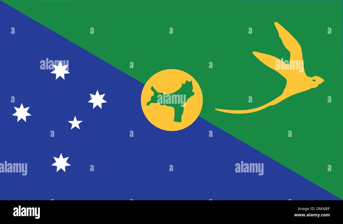 Christmas Island Flag Stock Vector Image & Art - Alamy