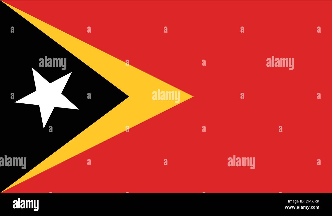 East timor flag hi-res stock photography and images - Alamy