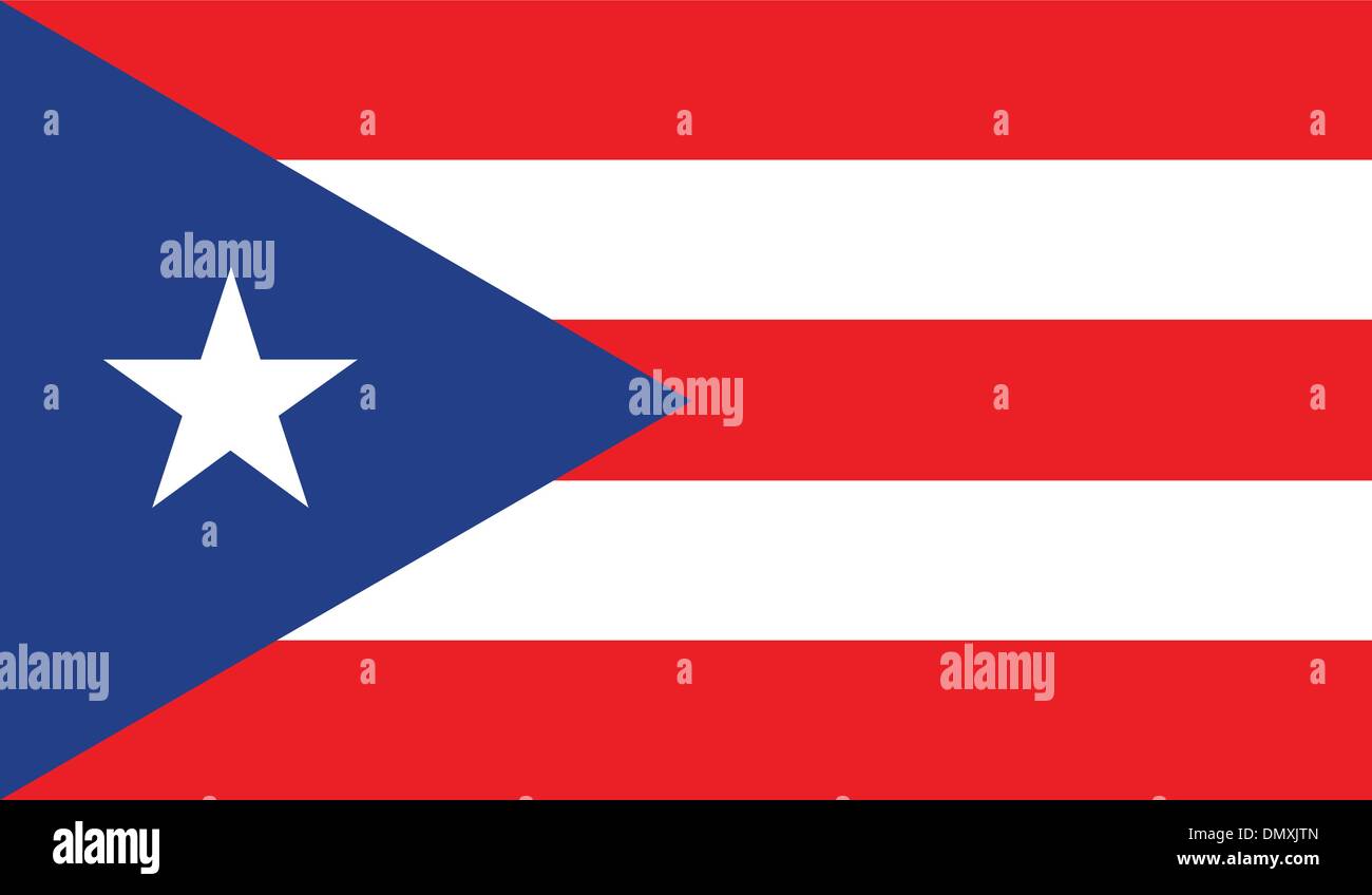 Puerto Rico Flag Stock Vector Image & Art - Alamy