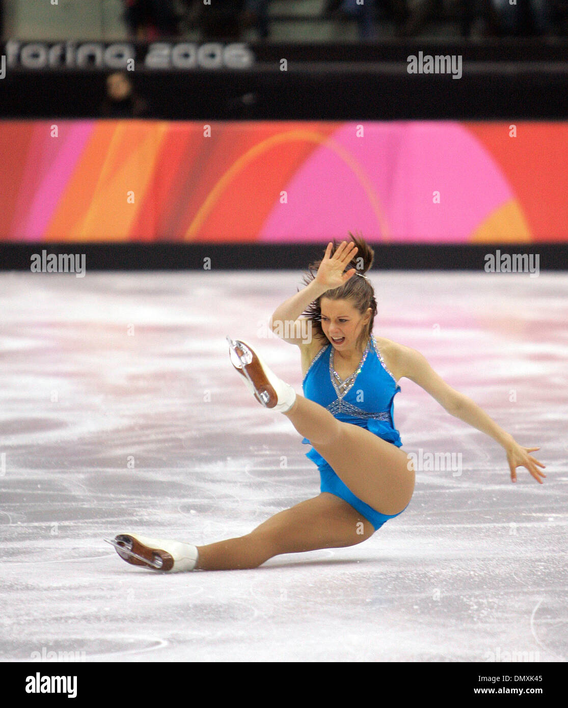 Feb 23, 2006; Turin, ITALY; EMILY HUGHES of the United States during ...