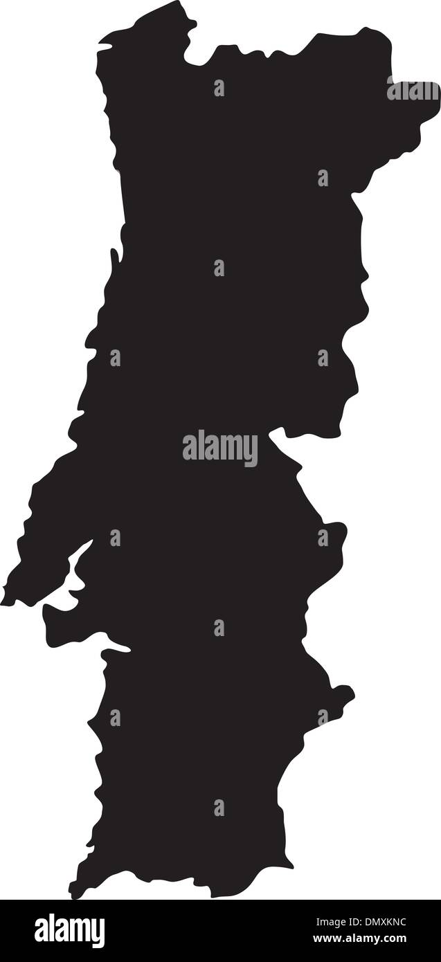 Vector illustration of maps of Portugal Stock Vector Image & Art - Alamy