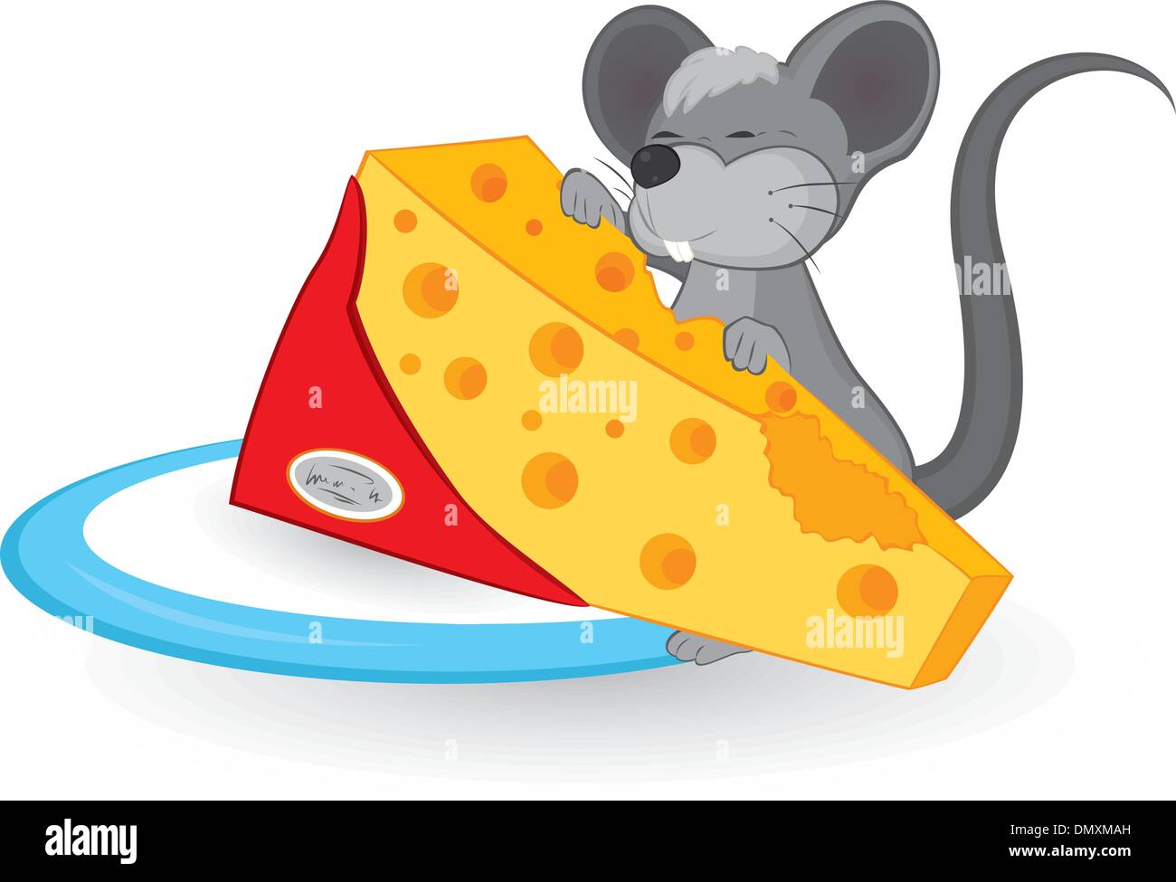 Cartoon mouse with cheese Stock Vector Image & Art - Alamy