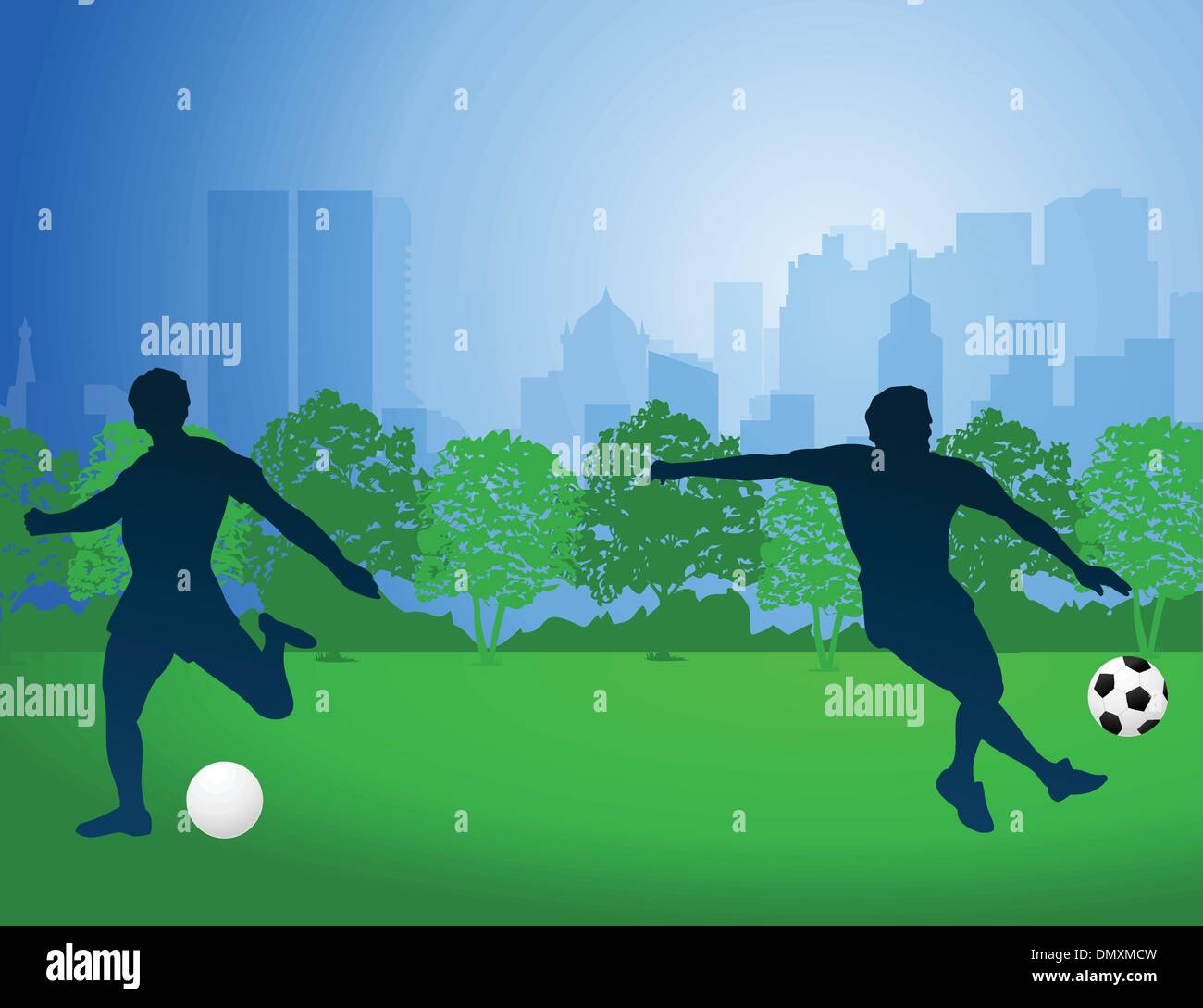 Street art football Stock Vector Images - Alamy