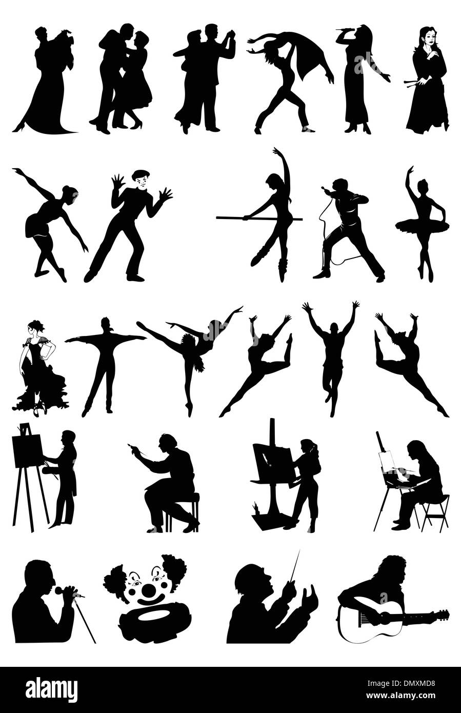 People art Stock Vector Images - Alamy