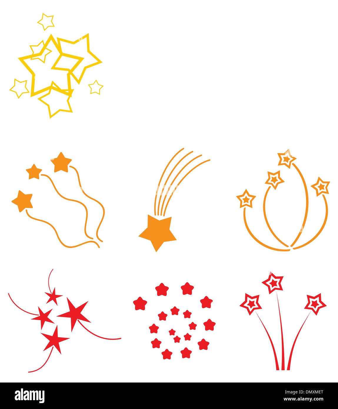 Concentric star shape Cut Out Stock Images & Pictures - Alamy