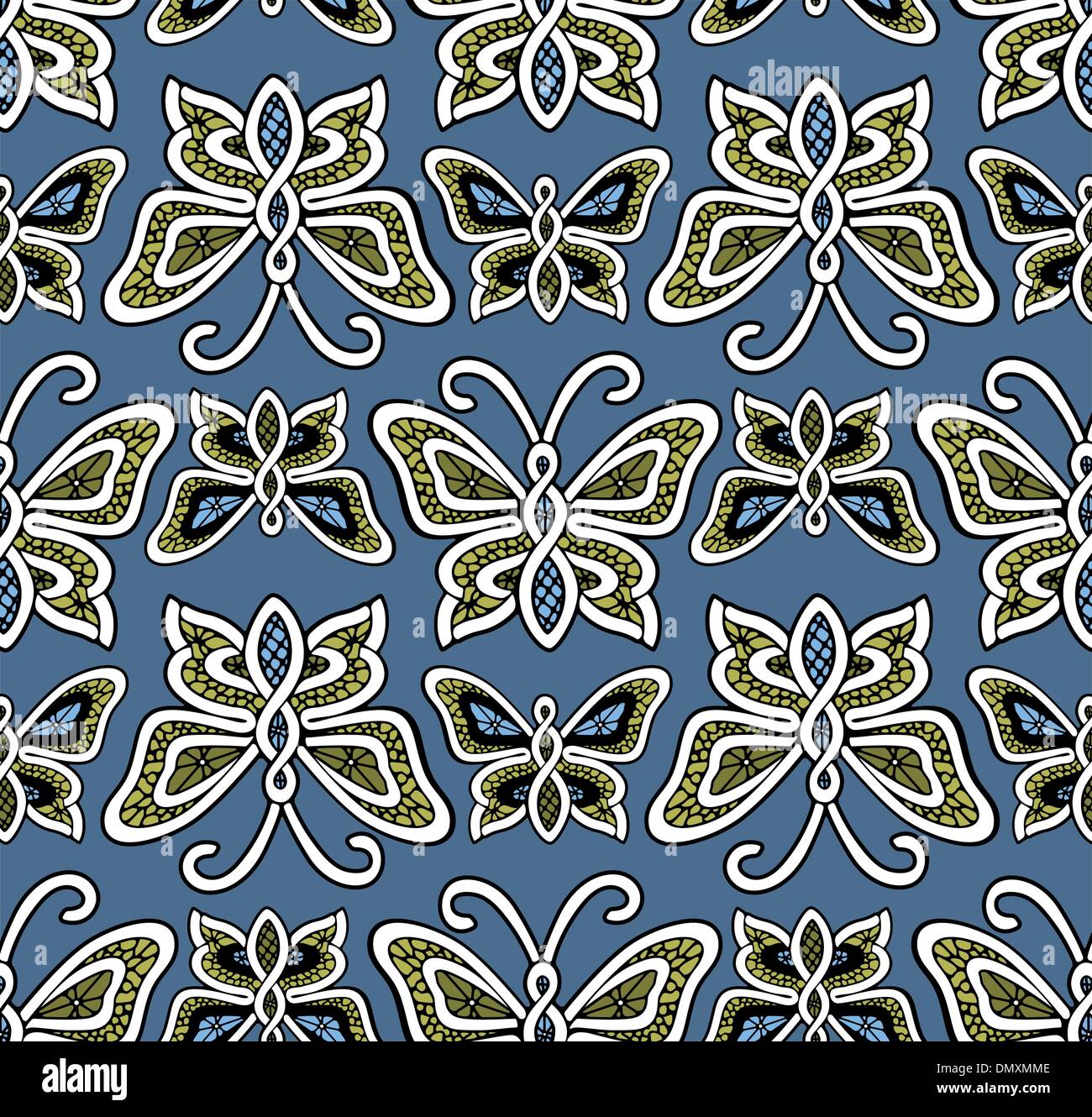 Pattern wallpaper paper butterfly Stock Vector Images - Alamy