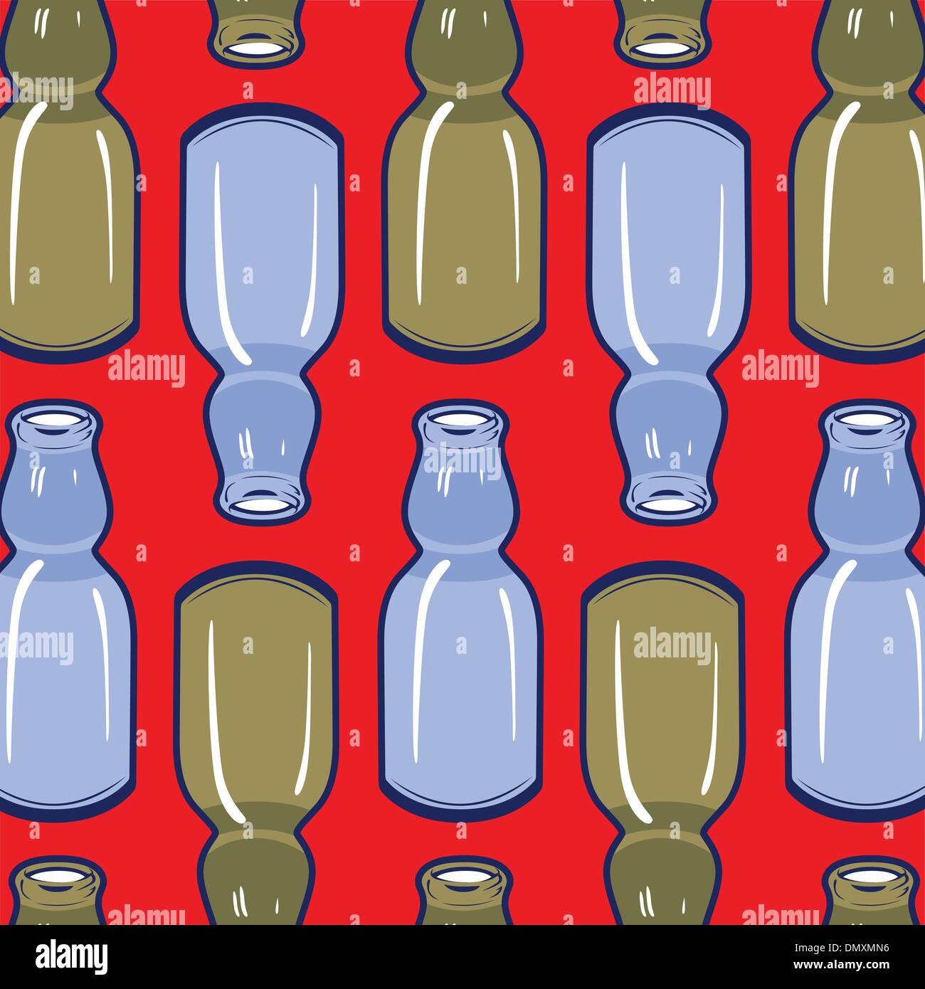 Dark brown glass bottle Stock Vector Images - Alamy