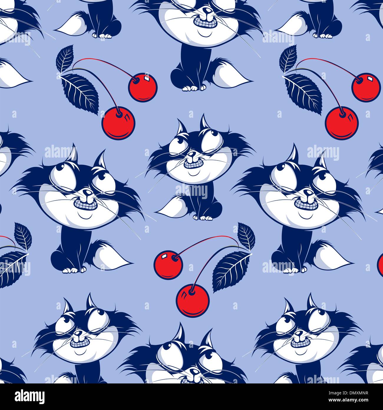 catroon cat smile background Stock Vector Image & Art - Alamy