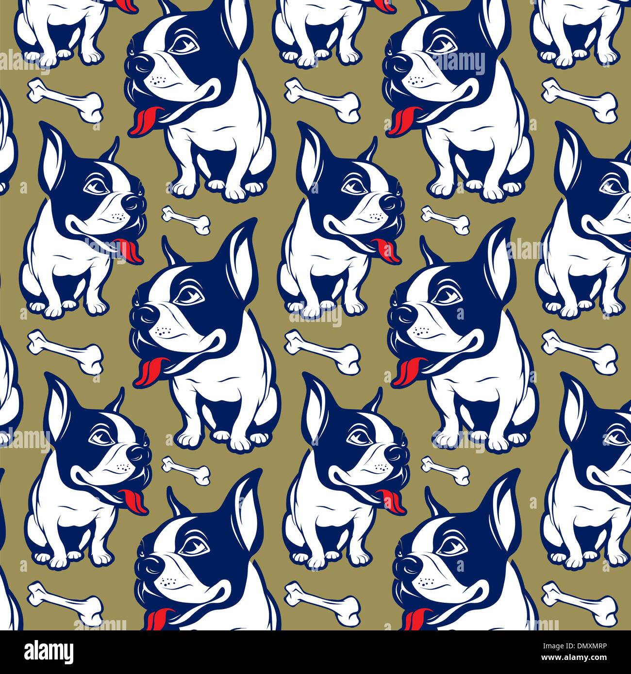 French bulldog vector vectors hi-res stock photography and images - Alamy