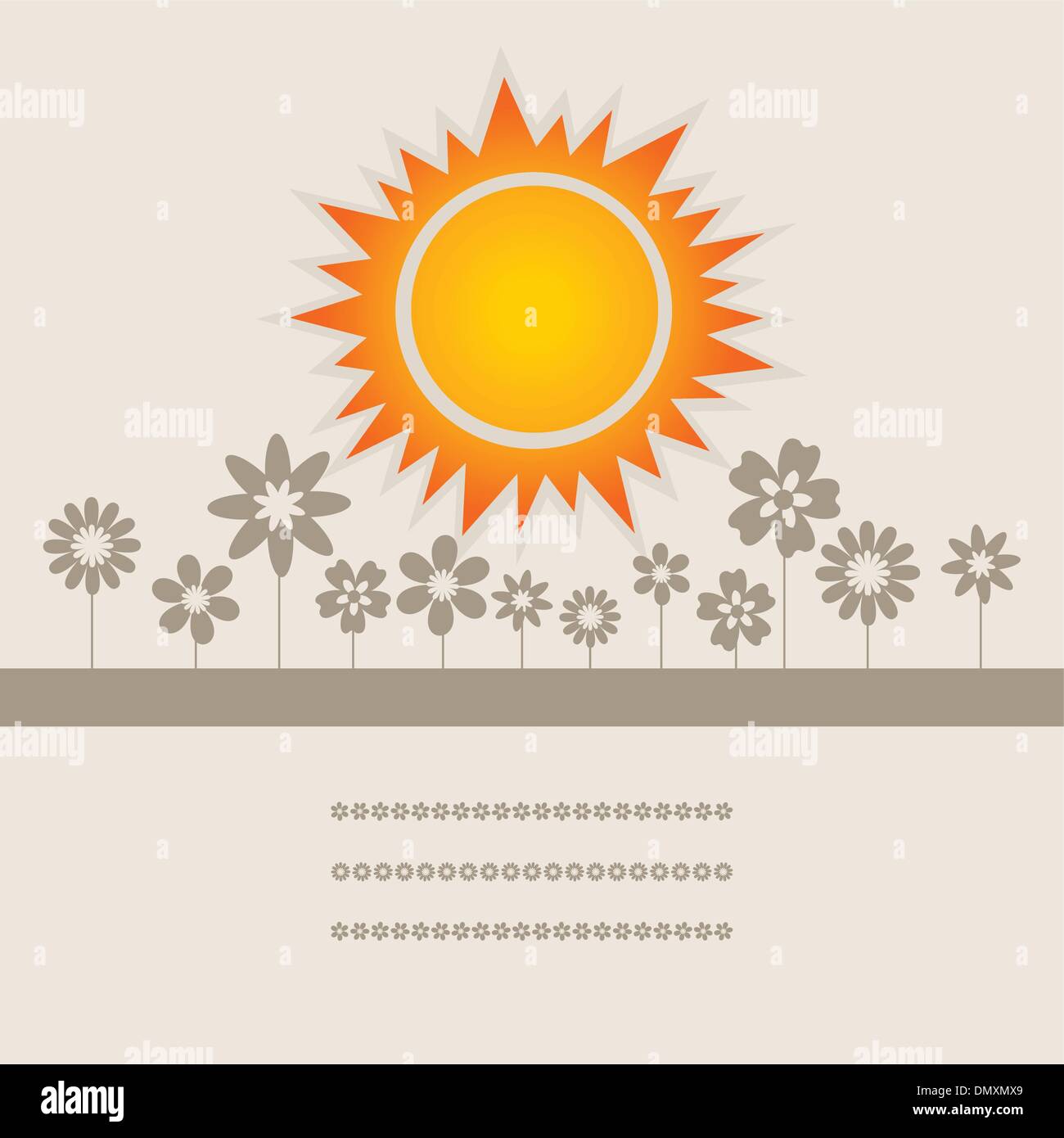 Sun flower and vase Stock Vector Images - Alamy