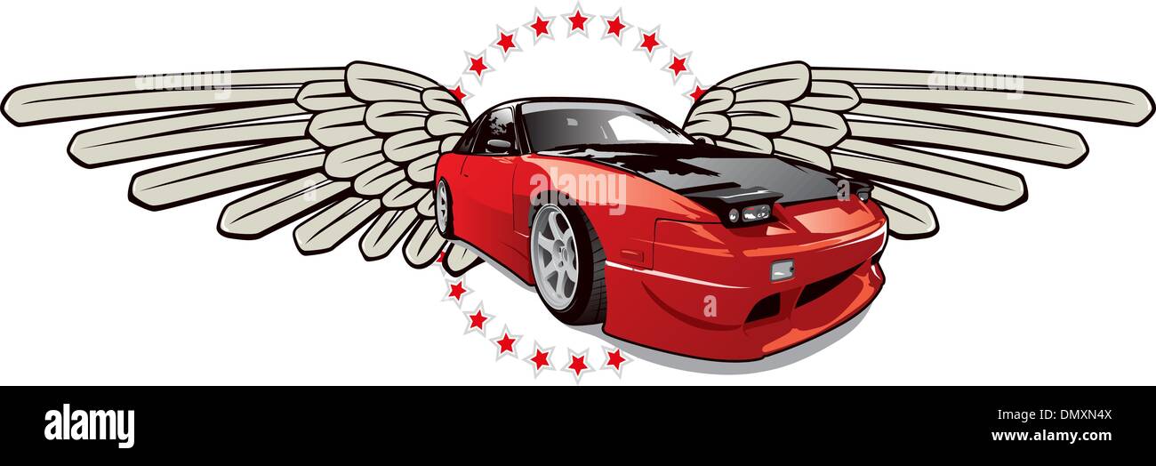 race car emblem Stock Vector Image & Art - Alamy