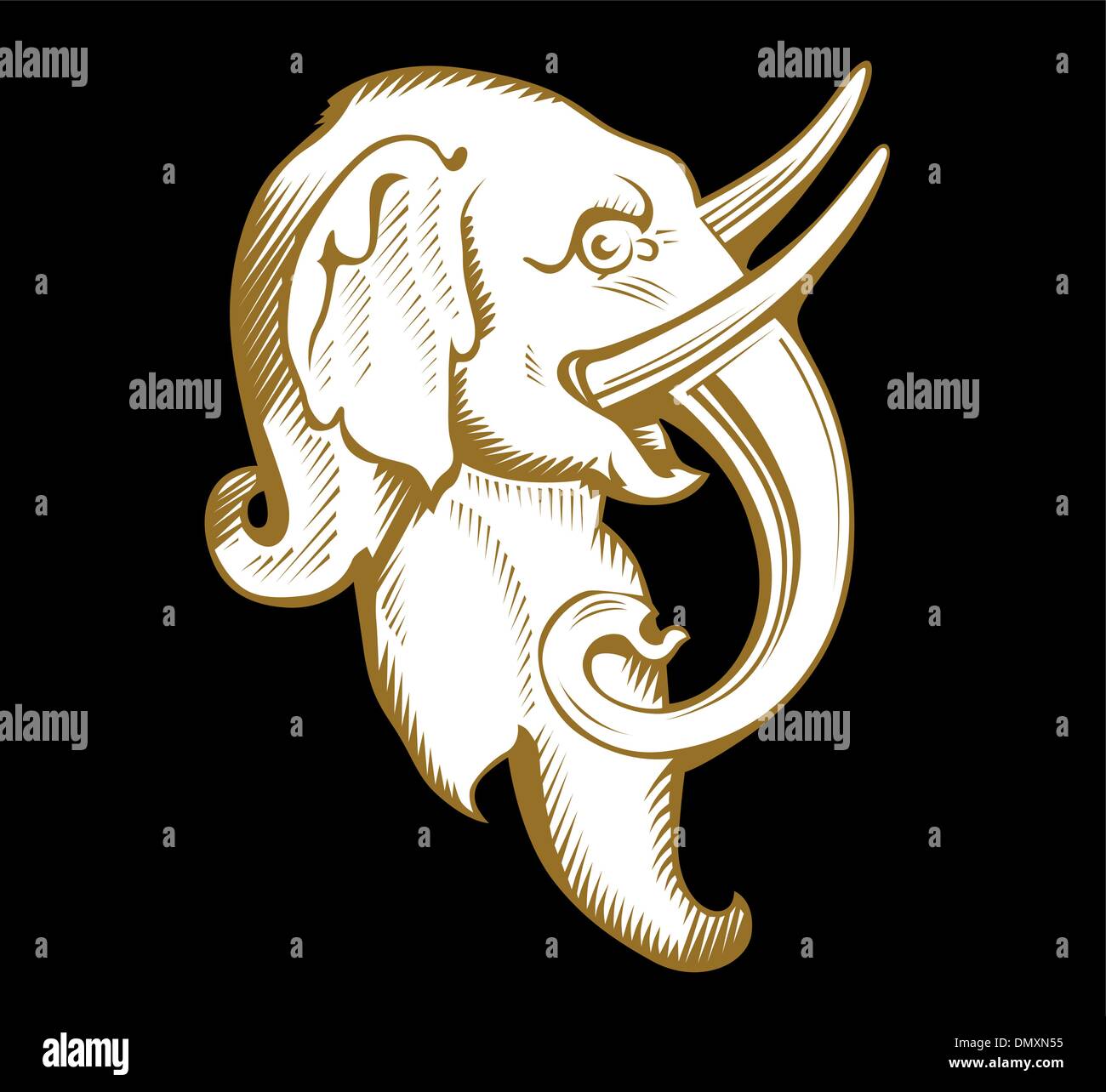 Elephant luck Stock Vector Images - Alamy