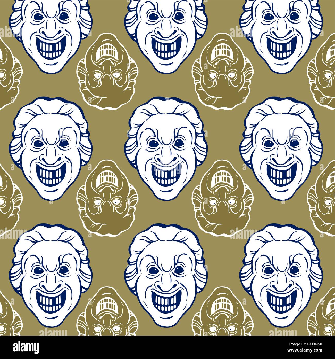 White background man face Stock Vector Images - Alamy