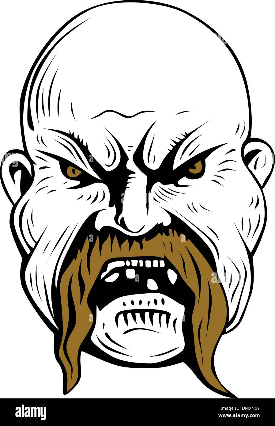 Face senior black man Stock Vector Images - Alamy