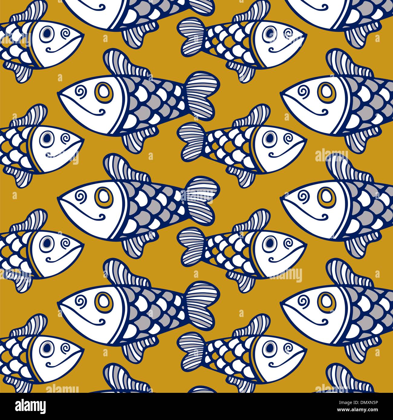 Fish outline pattern hi-res stock photography and images - Alamy