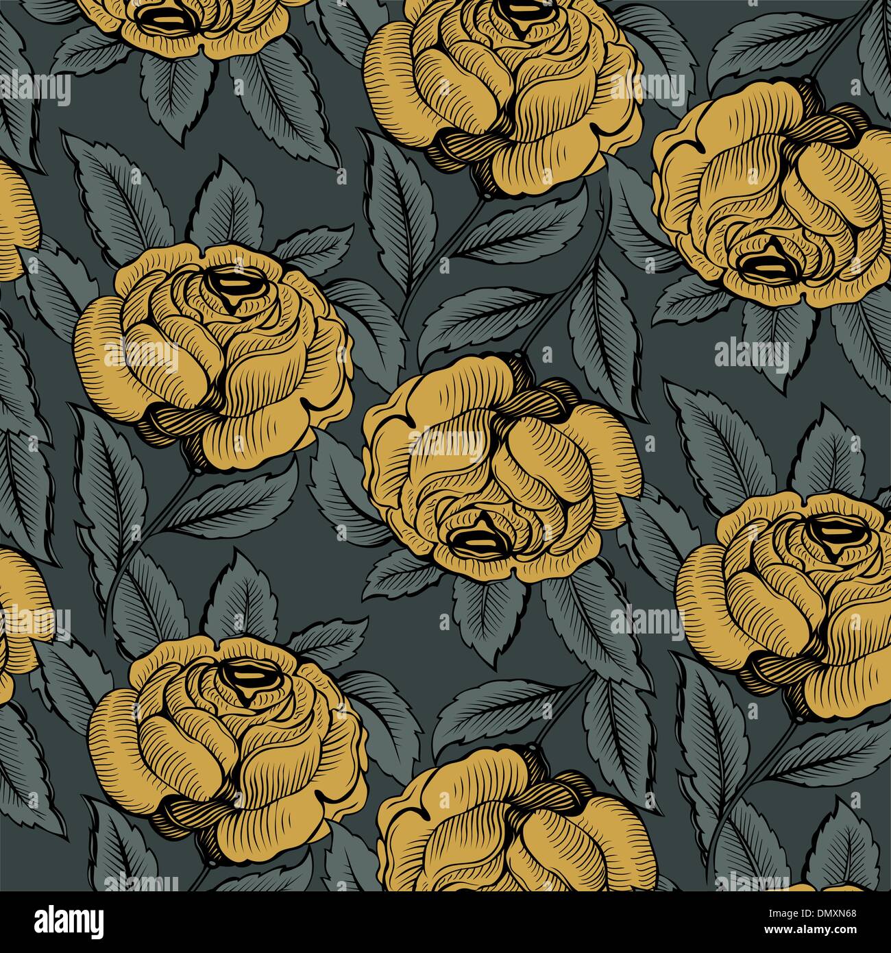 Rose flower painting Stock Vector Images - Alamy