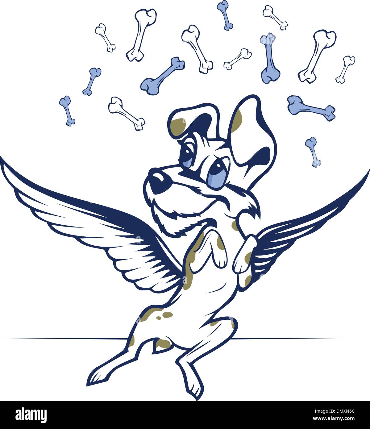 Dog and bone game Stock Vector Images - Alamy