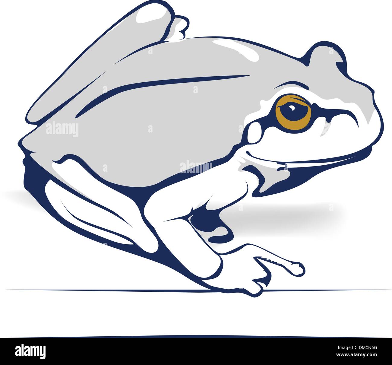 Frog shadow Stock Vector Images - Alamy
