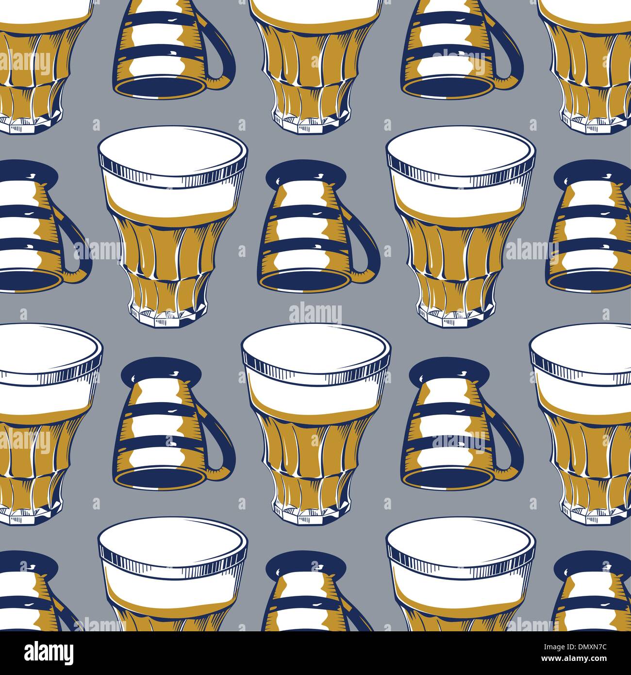 Empty glass full water Stock Vector Images - Alamy