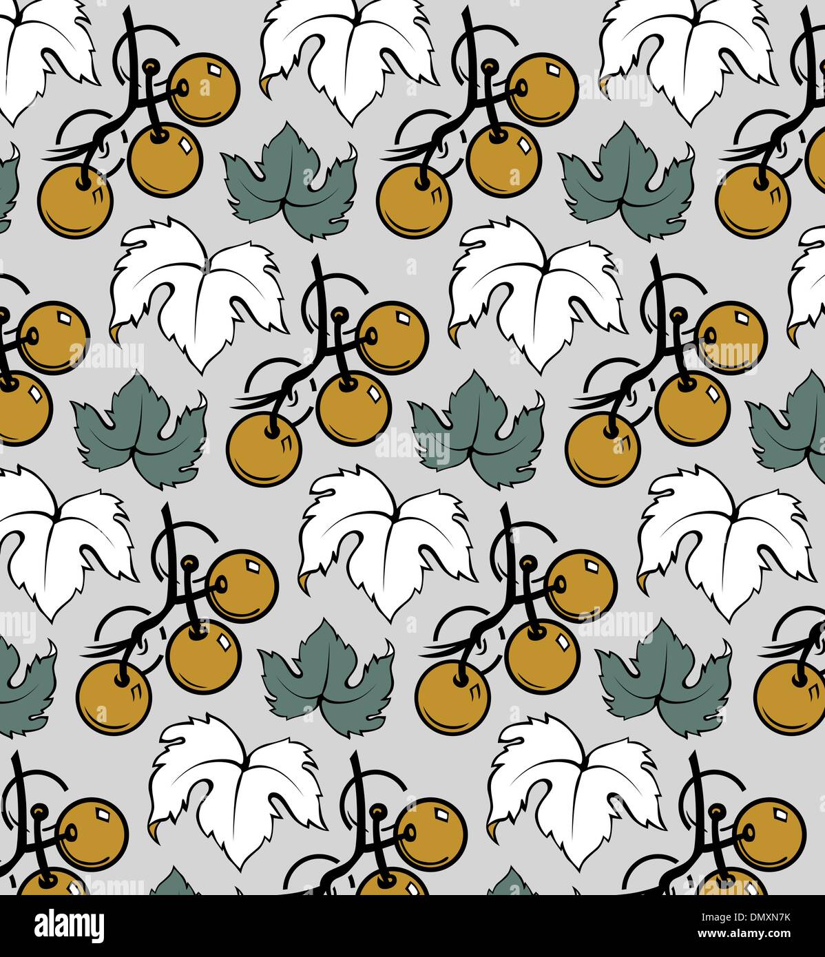 grape branch pattern background Stock Vector Image & Art - Alamy