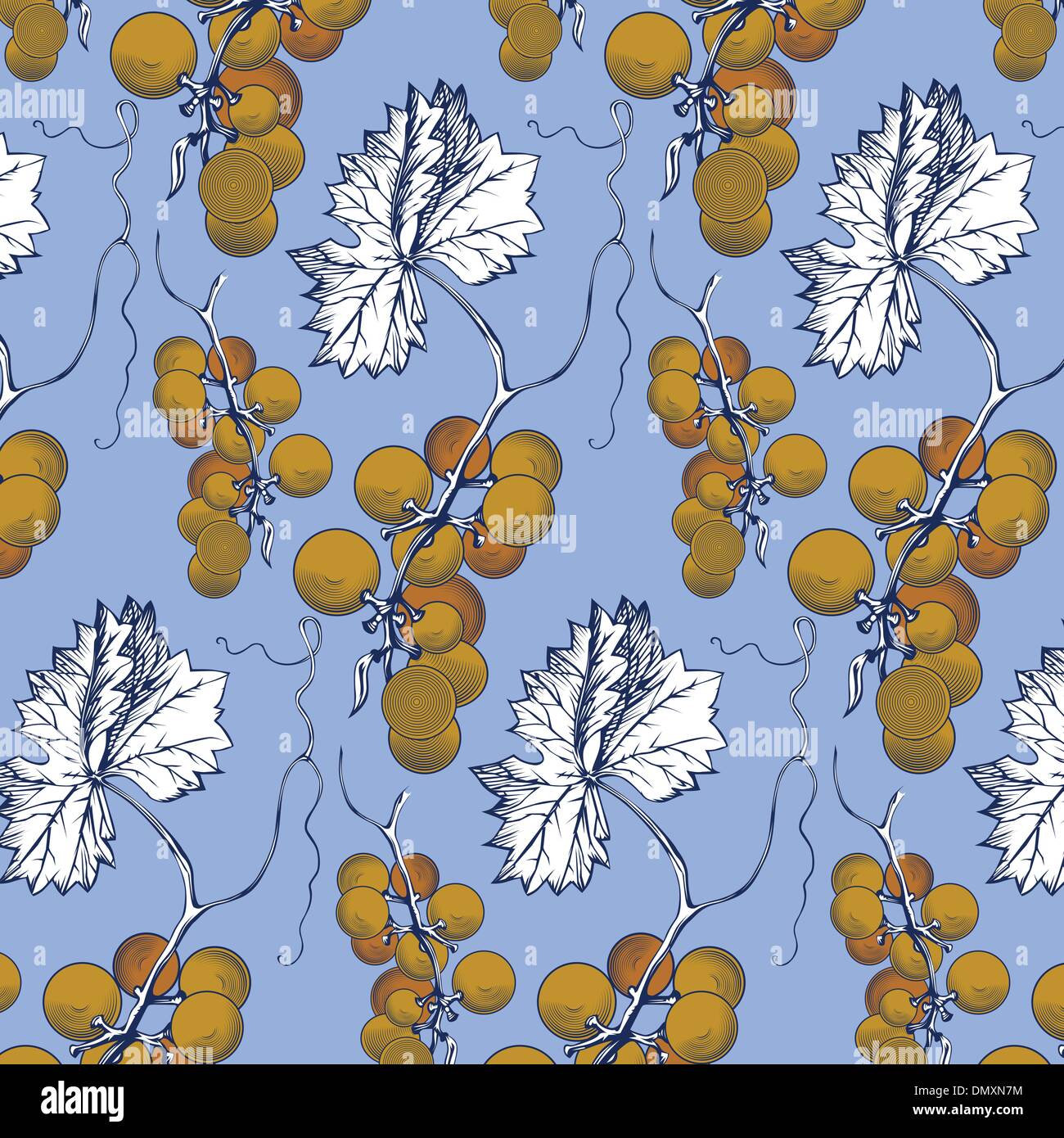 grape branch pattern background Stock Vector Image & Art - Alamy