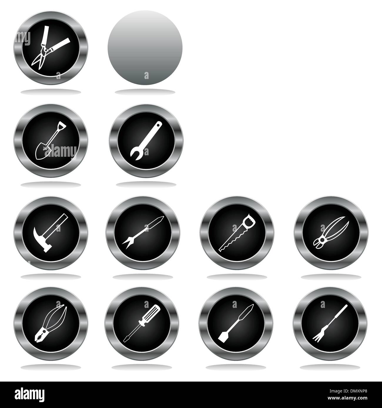 Buttons of tools Stock Vector Image & Art - Alamy