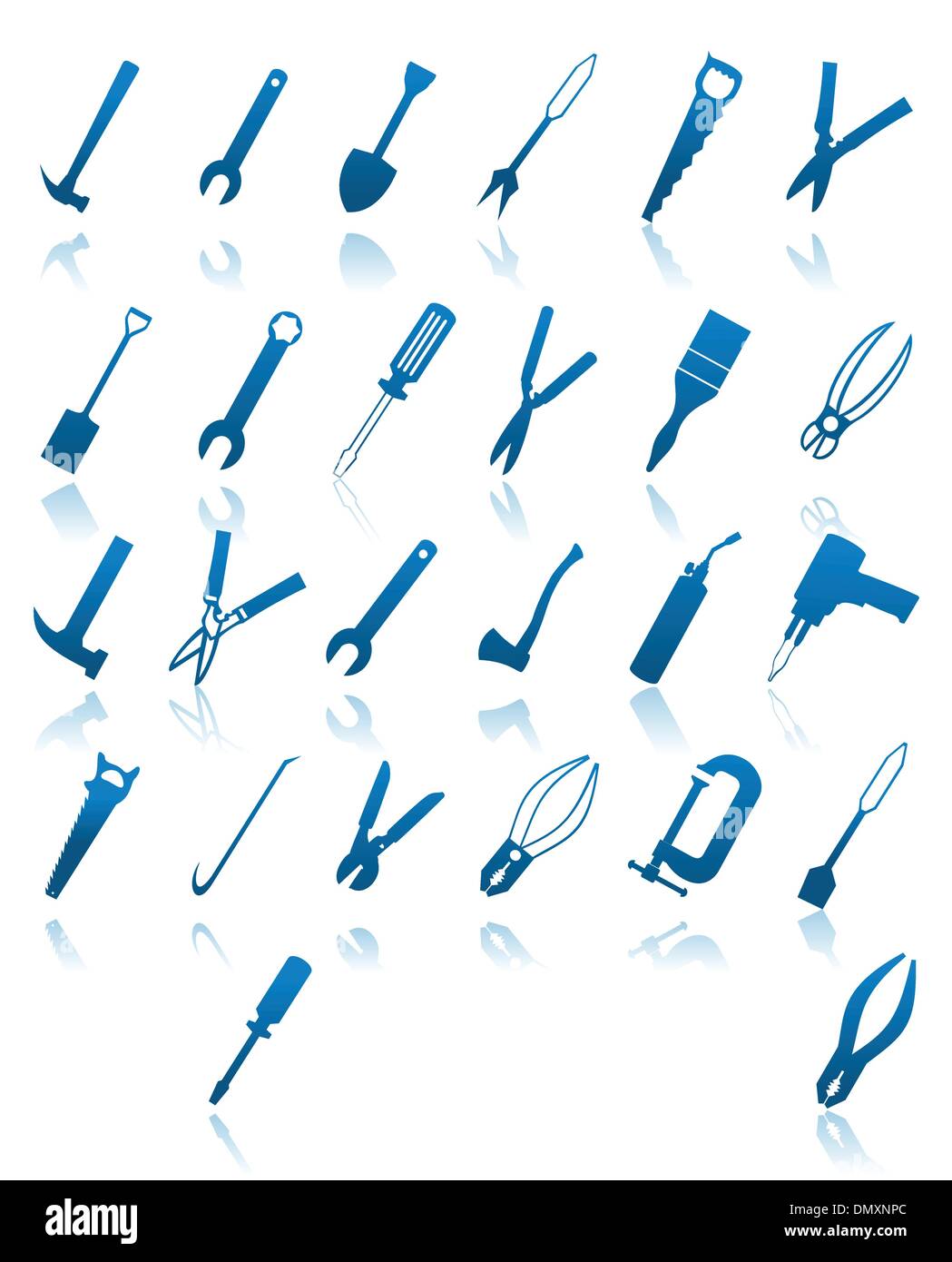 Icons of tools Stock Vector Image & Art - Alamy