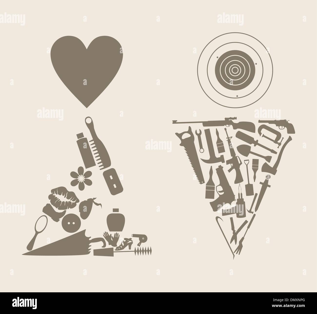 Woman scissors hair Stock Vector Images - Alamy