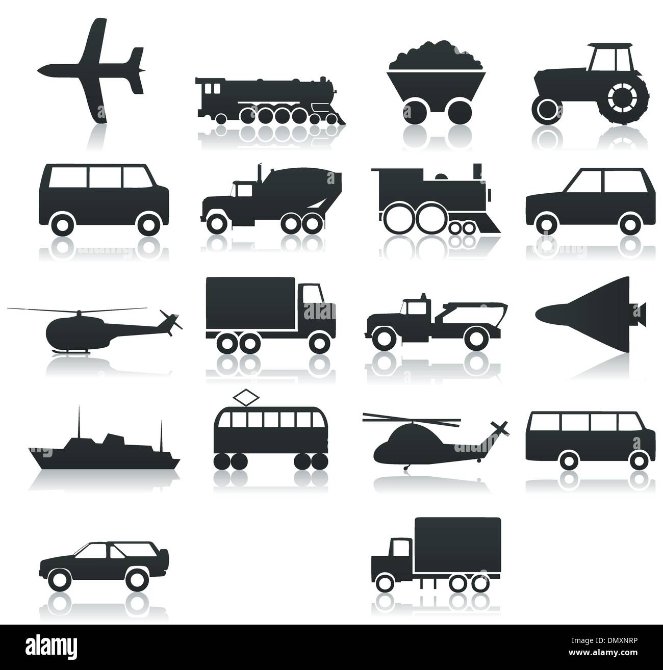 Public transport land vehicle Stock Vector Images - Alamy