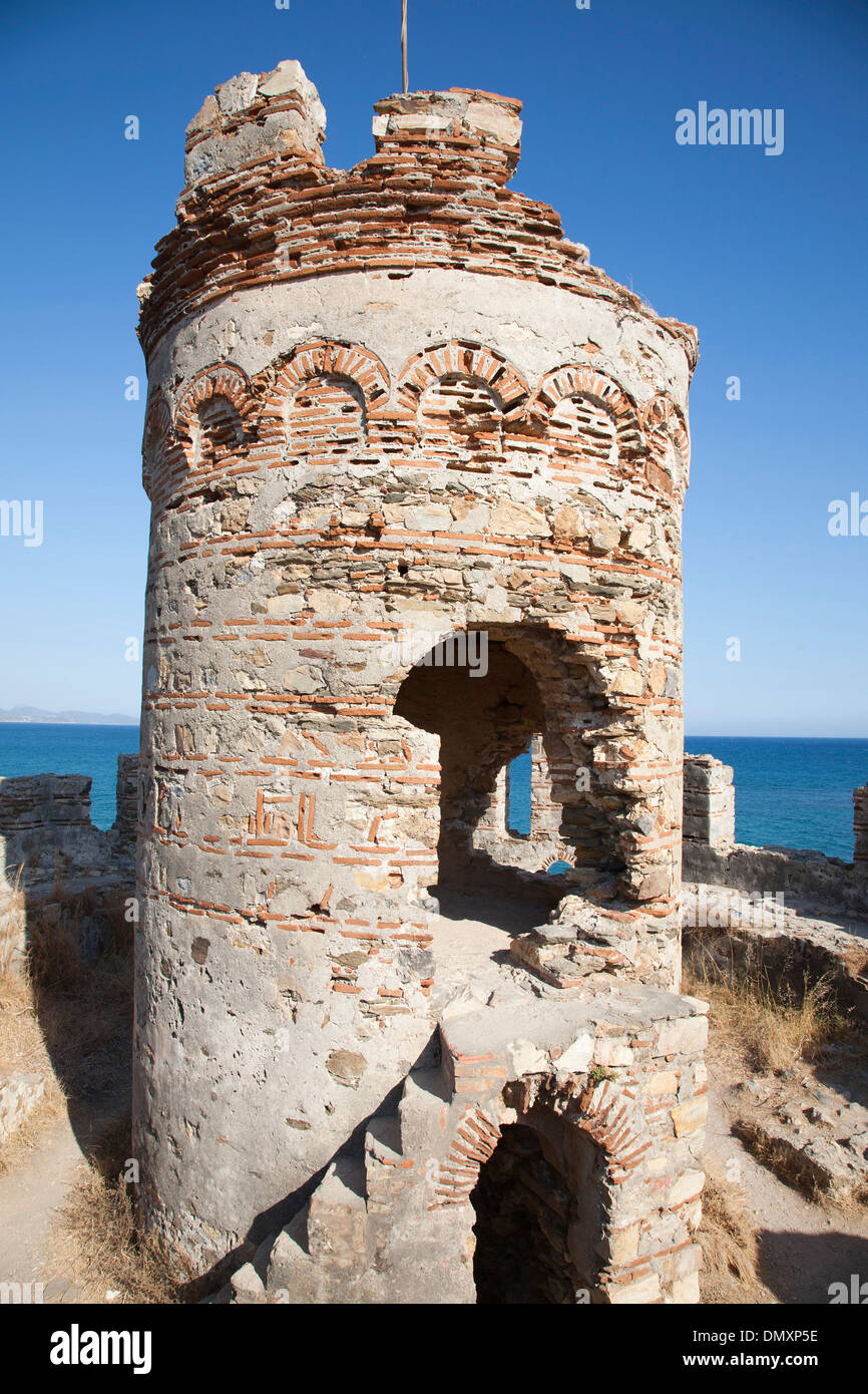 mamure kalesi, castle of XII century, anamur, mediterranean coast ...